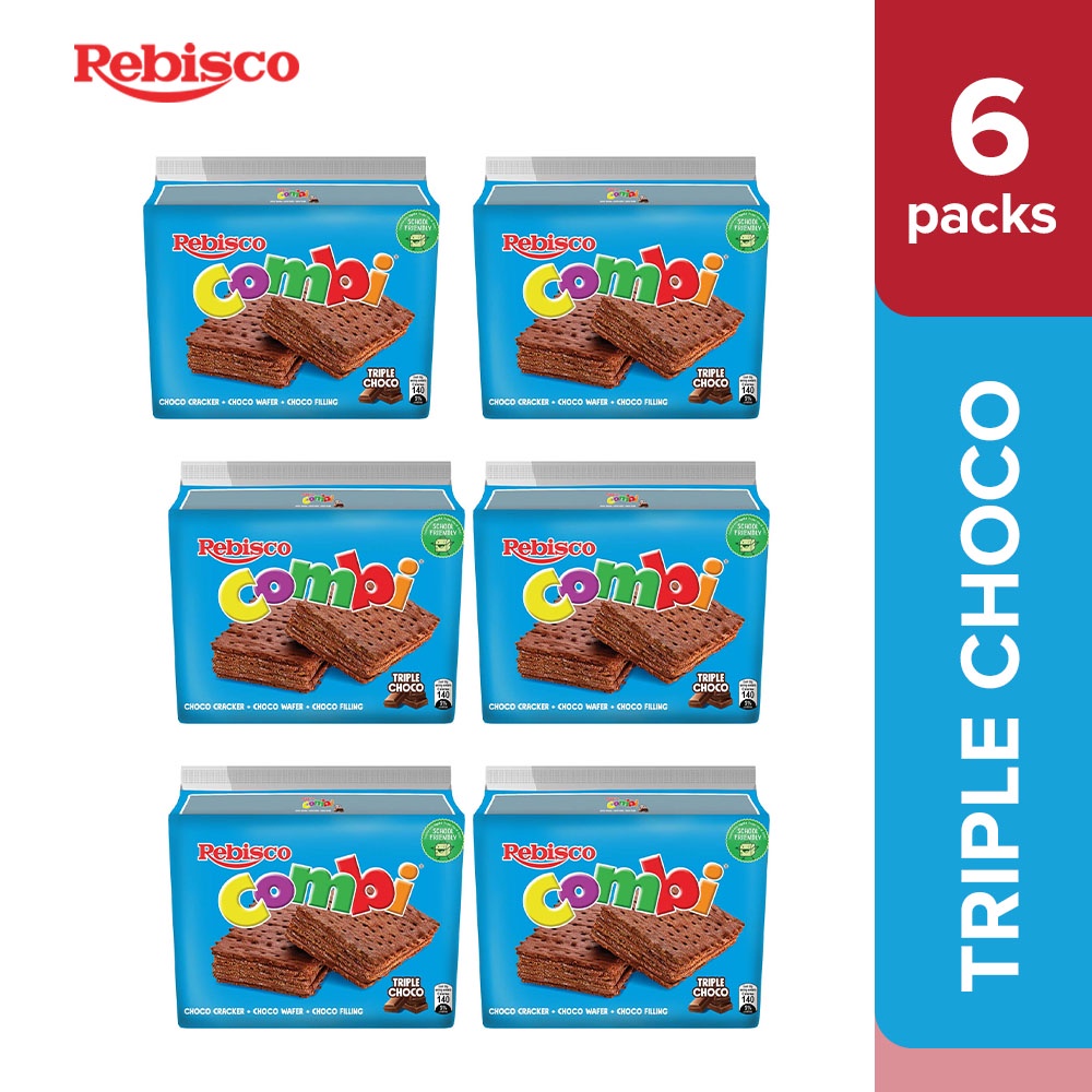 Combi Triple Choco Sandwich 30g x 10pcs (Set of 6) | Shopee Philippines