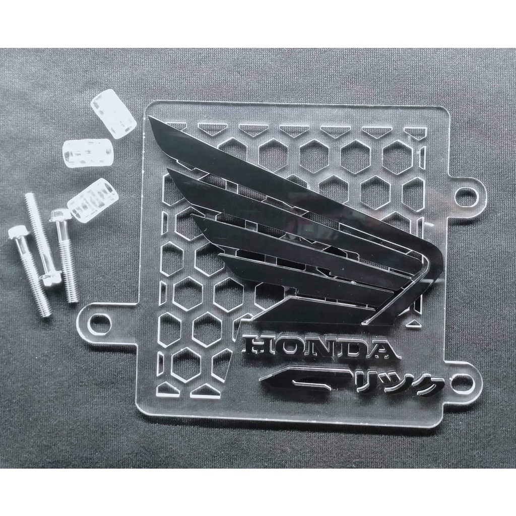 Acrylic radiator cover for nmax v1/V2, aerox v1/V2, click v2, mxi/mx ...