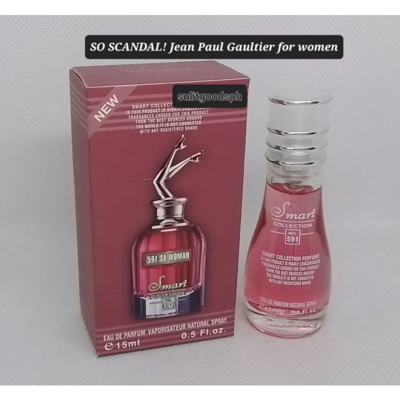 SMART COLLECTION PERFUME NO. 591 FOR WOMEN 15 ML EDP | Shopee Philippines