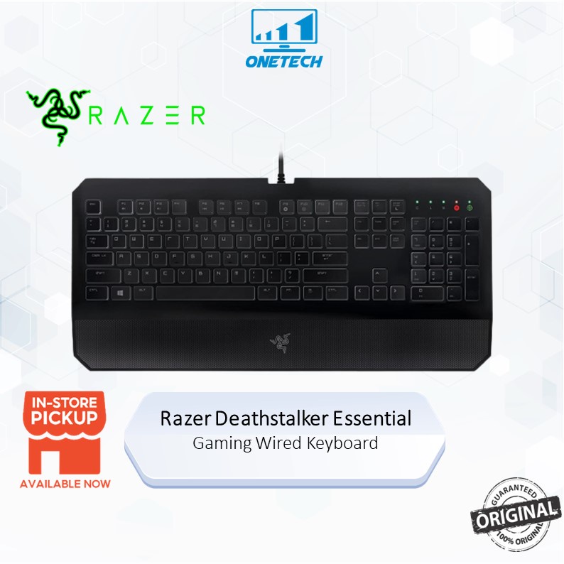 Razer Deathstalker Essential Wired Gaming Keyboard Slim Chiclet