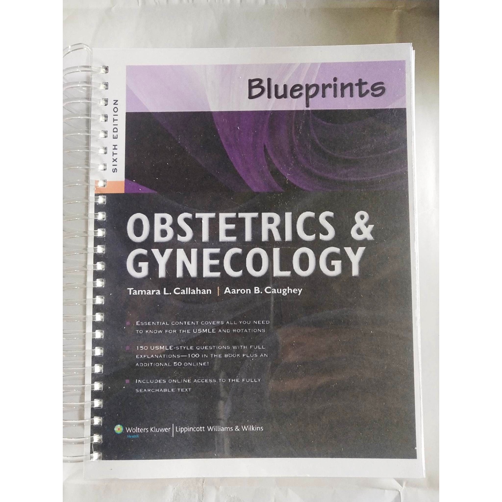 Blueprints Obstetrics and Gynecology, 6th Edition | Shopee Philippines