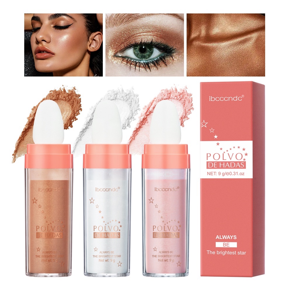 IBCCCNDC Body And Face Highlighter Powder Stick Fairy Highlight Patting ...