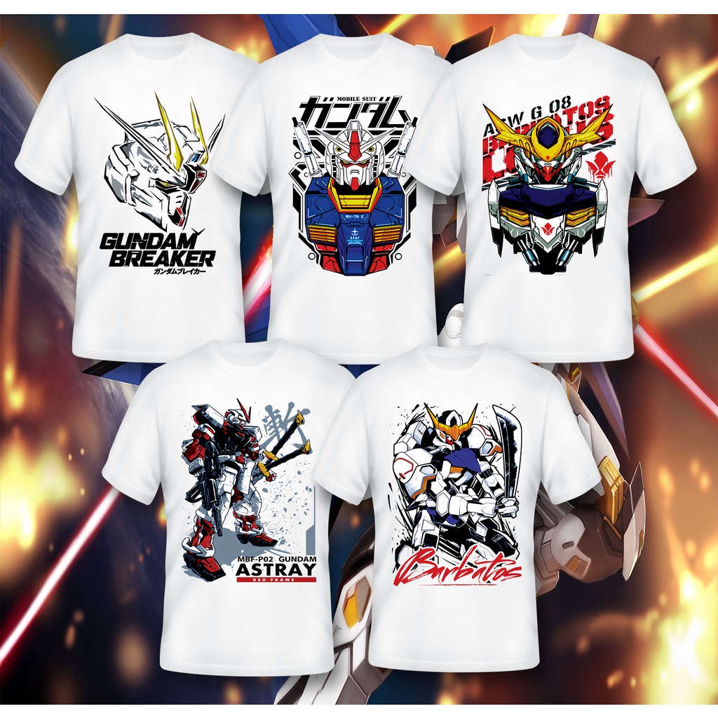 GUNDAM SERIES Tshirt Streetwear Shirt UNISEX TEE T-shirts Adults/Tshirt ...
