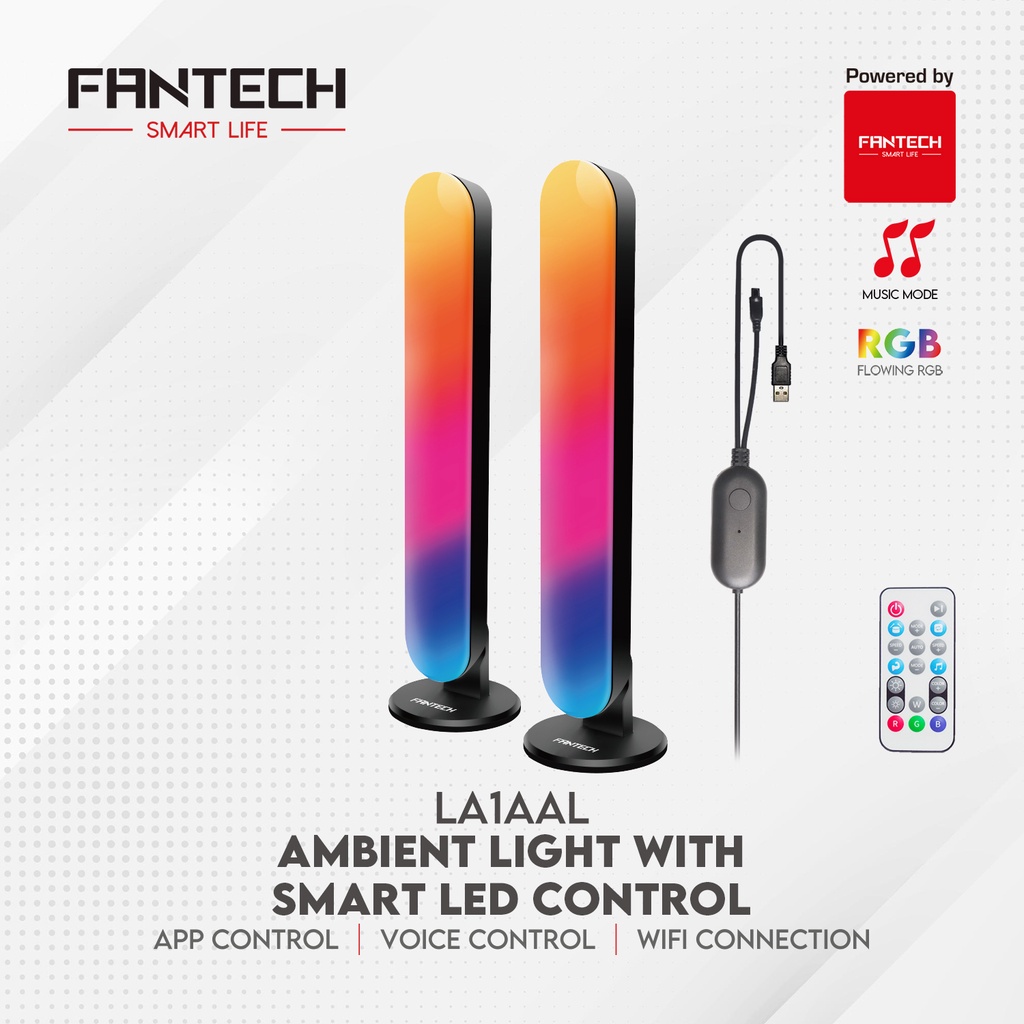 Fantech Smart RGB Ambient Light LA1AAL LED Lighting Bar Music Rhythm ...