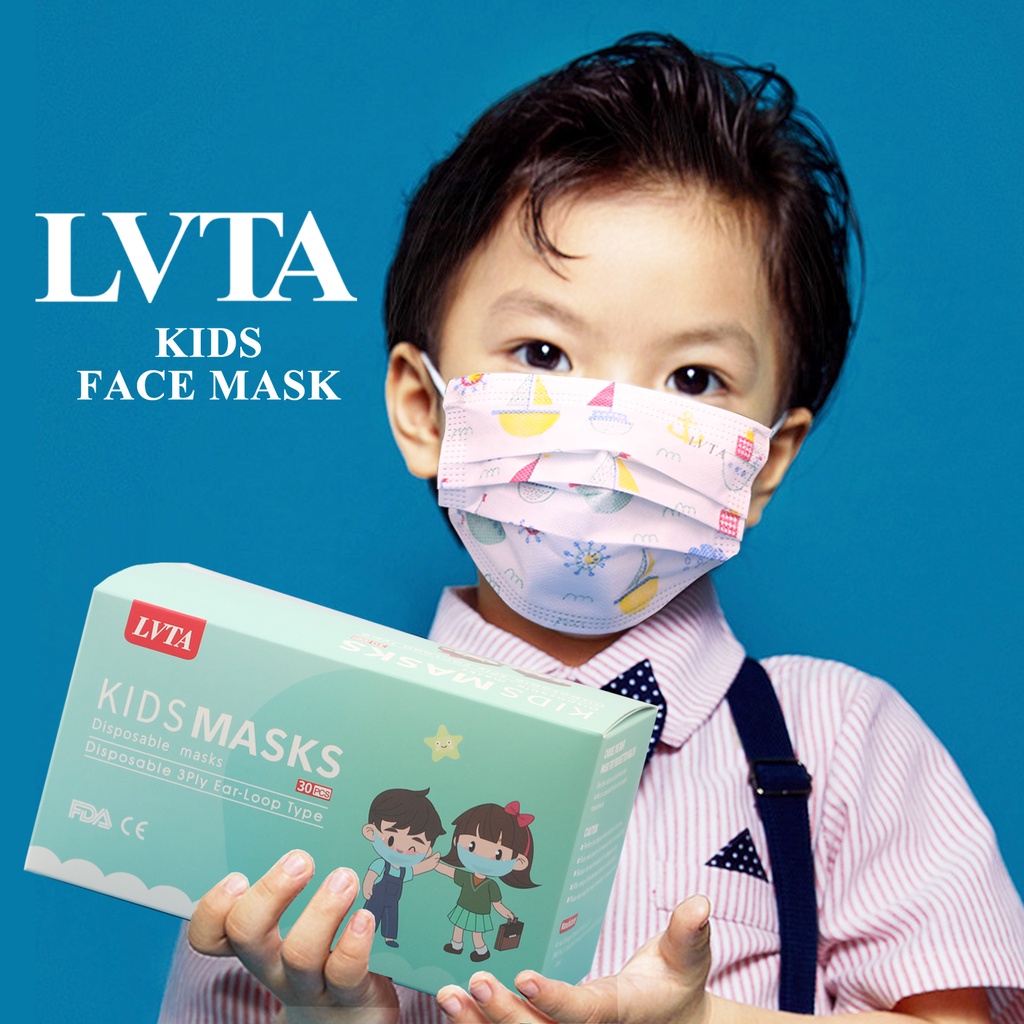 Kid face Mask Child mask 50pcs Disposable Dental Medical Surgical 3ply ...