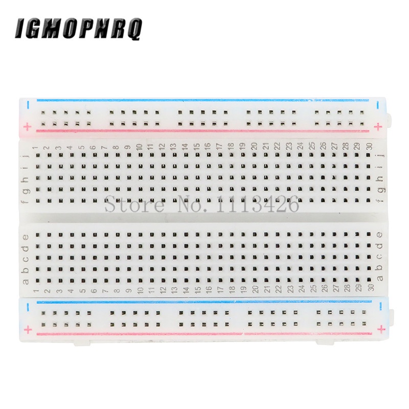 400 holes MB102 830 Points Solderless PCB Breadboard MB-102 Solderless ...