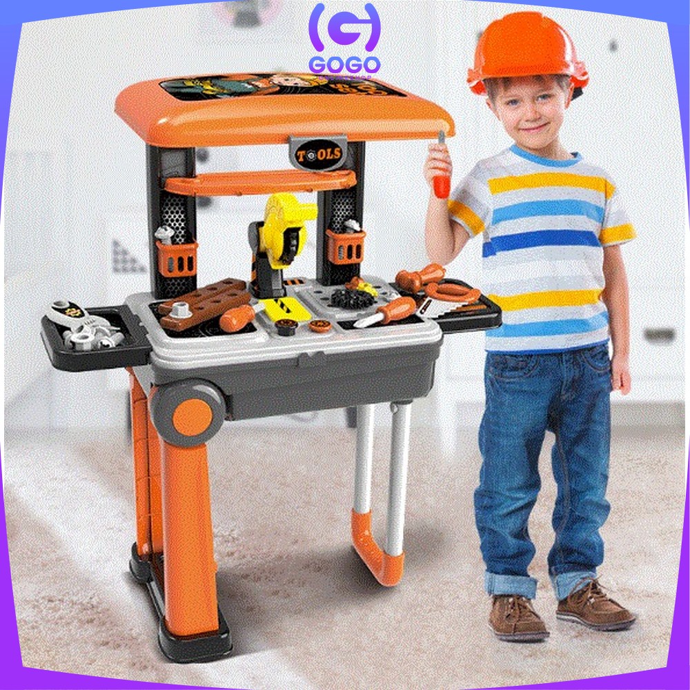 Gogo-m37 Children's Toys Push Suitcase 2in1 Kitchen Set / Make Up Set ...