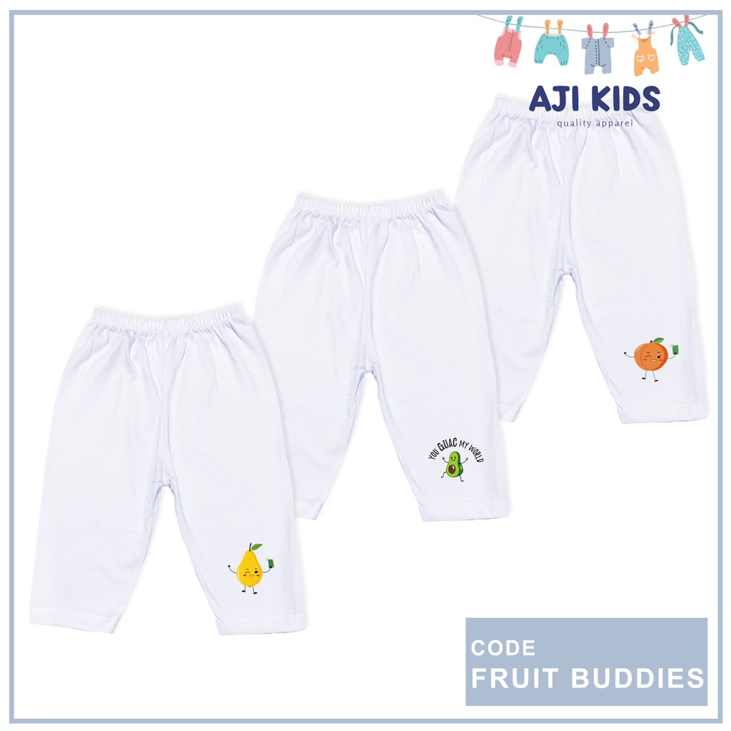 AJI MANILA New Born Baby Clothes Pajama 3-in-1 "Fruit Buddies" Set | Shopee Philippines