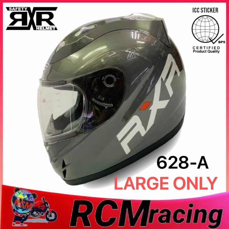 RXR FULL FACE HELMET 628-A WITH ICC (BPS) License No. Q-1759SIZE 59 ...