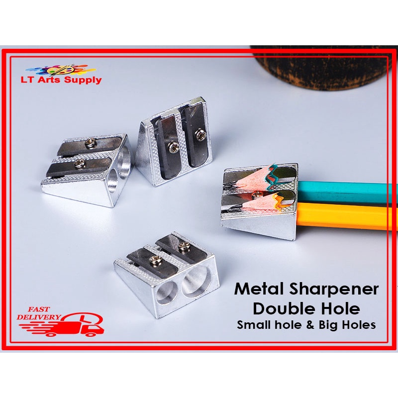 1piece Classic 2 hole metal sharpener | Shopee Philippines