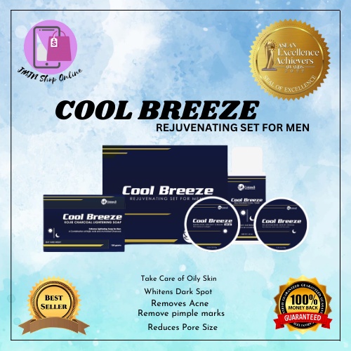 COOL BREEZE REJUVENATING SET FOR MEN / ALL IN ONE SKIN CARE REGIMEN FOR ...