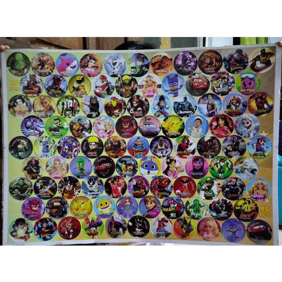Pogs Toys SuperStarterPacks 475 Pcs/Anime/AllGirls/Cartoon/Gaming ...