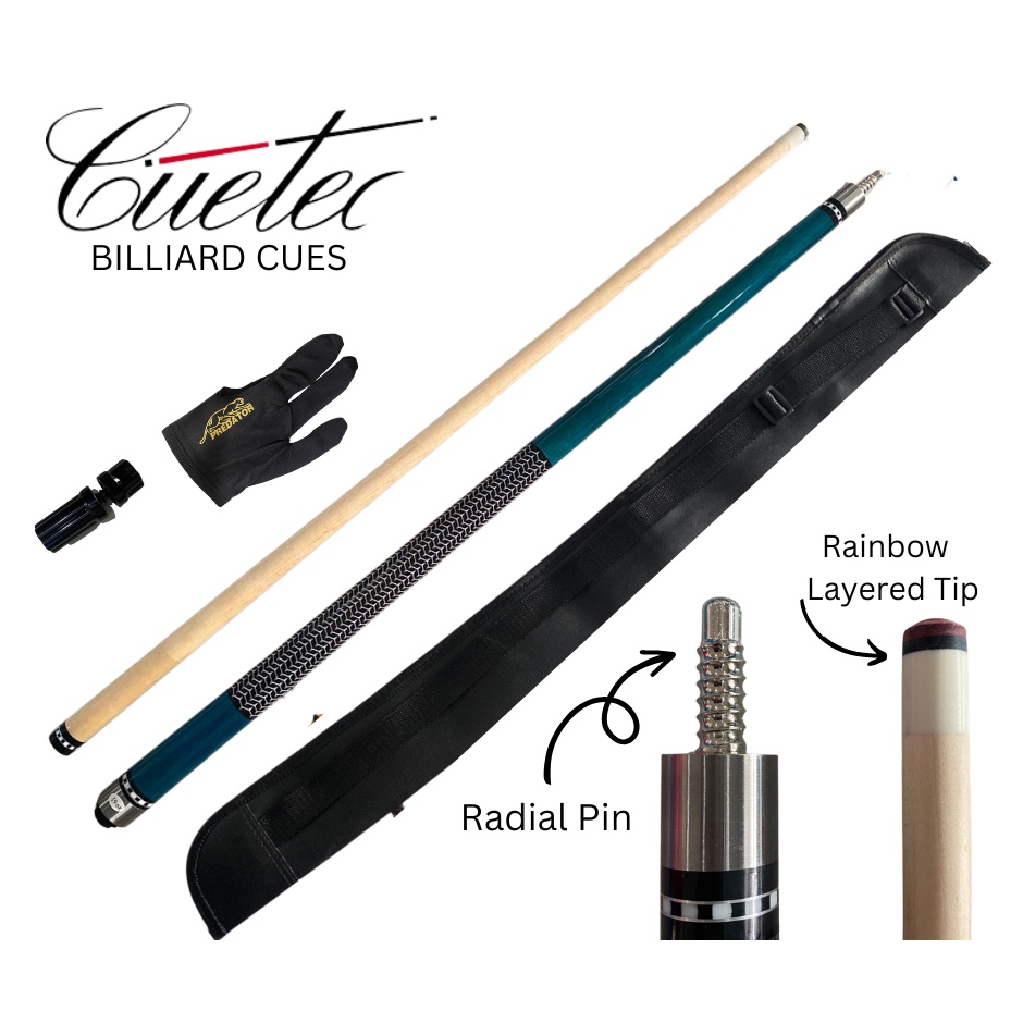 Cuetec Billiard Cue Stick with FREEBIES (Radial)/ tako ng bilyaran ...