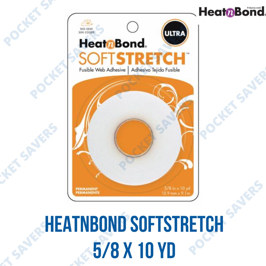 HEATNBOND Lite Soft Stretch Iron-On Adhesive (Strong, Fabric & Textile ...