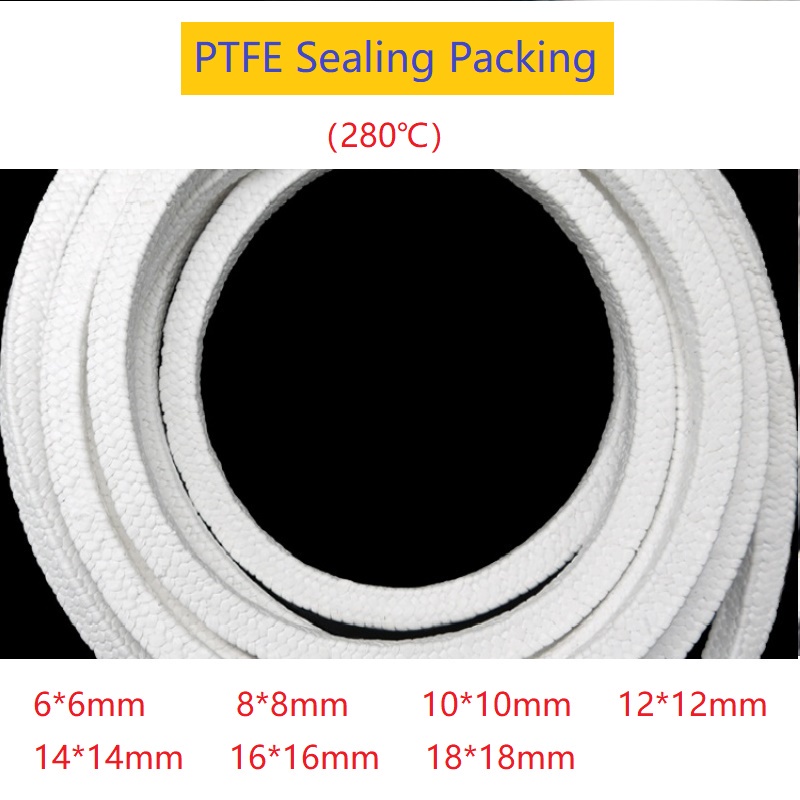 1Meter 6mm~18mm PTFE braided Compression Packing acrylic fiber packing ...
