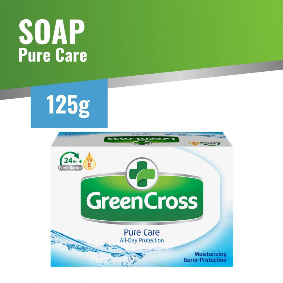 Green Cross Soap Pure Care Germ 125g | Shopee Philippines