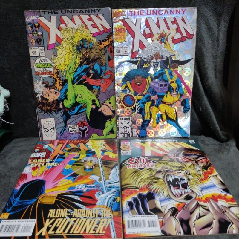 Marvel Comics X - Men The Uncanny Vol 1 No 269 300 310 326 Published by ...