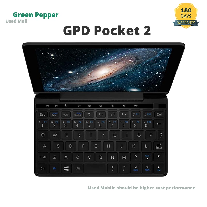 Original GPD Pocket 2 Pocket2 8GB 128GB 7 Inch Touch Screen Mini PC ...