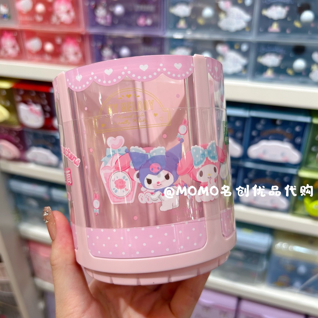 MINISO Sanrio Cinnamon Dog Detachable Rotating Pen Holder Kuromi Cute ...