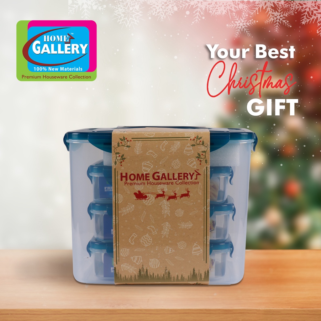 Home Gallery Fresh Stacker Food Storage 300ml 2 pcs, 800ml 2 pcs & Big ...