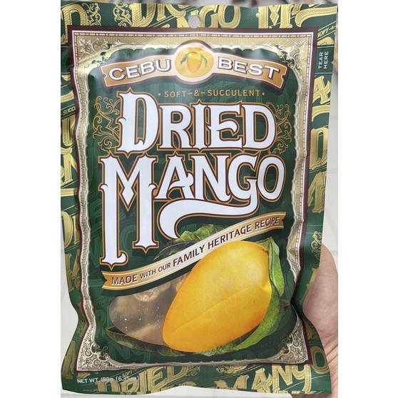 Cebu Best Dried Mango 180 grams | Shopee Philippines