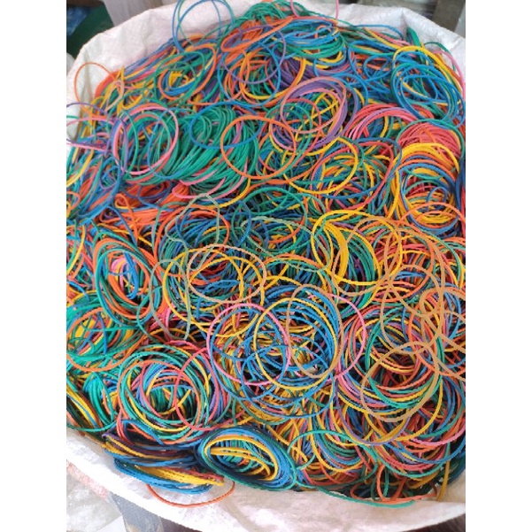 Rubber Bands/GOMA/LASTIKO (assorted color) ordinary | Shopee Philippines