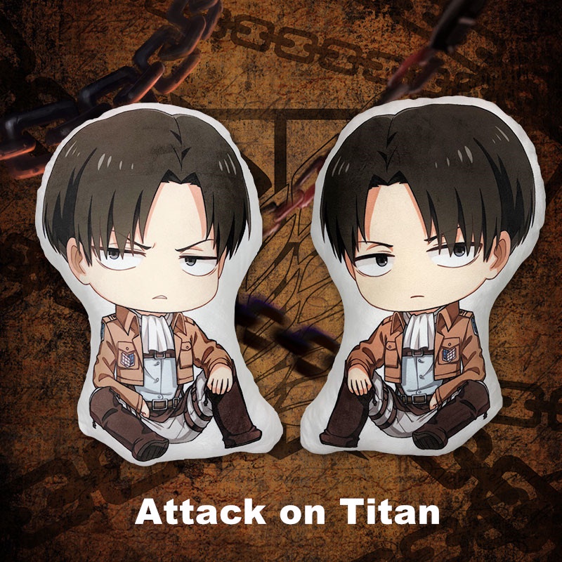 Attack on Titan Levi Ackerman Double Sided Printed Hugging Anime ...