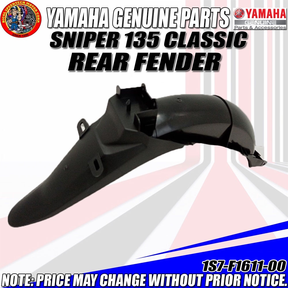 SNIPER 135 CLASSIC REAR FENDER (YGP) (GENUINE: 1S7-F1611-00) | Shopee ...