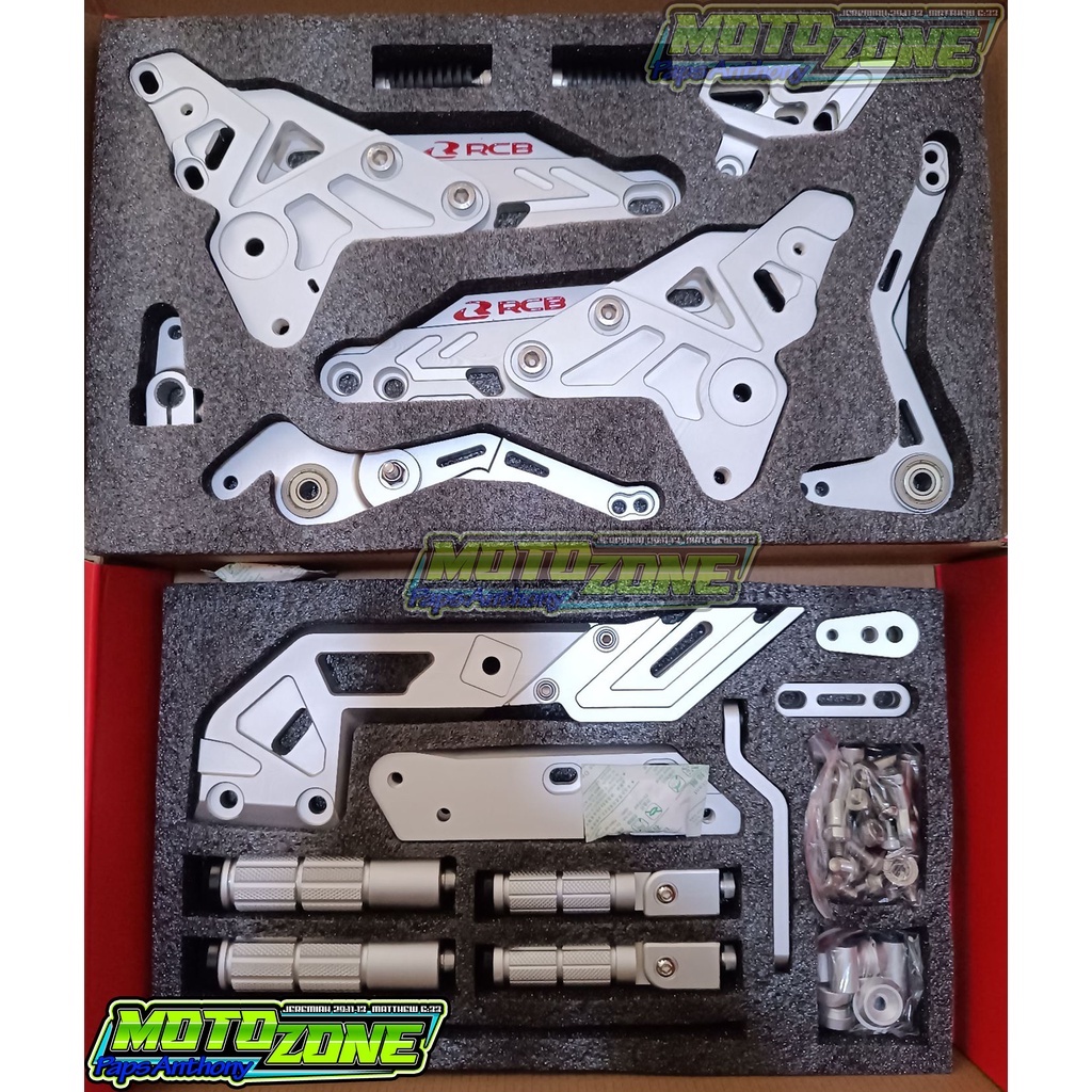 RCB FOOTREST S3 SHIFTER RAIDER R150 CARB/FI | Shopee Philippines