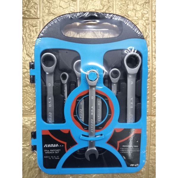 Cod Flyman 7pcs RACHET WRENCH SET | Shopee Philippines