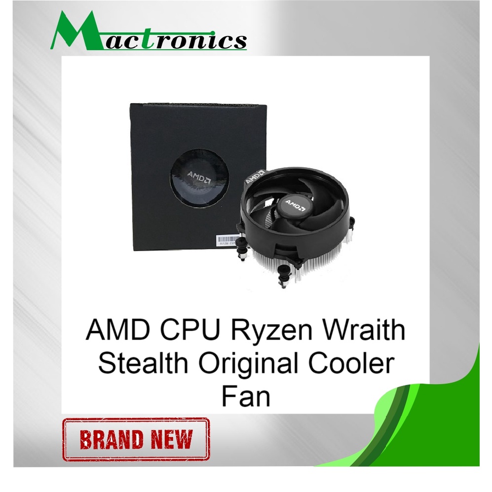 AMD CPU Ryzen Wraith Stealth Original Cooler Fan only With Box | Shopee ...