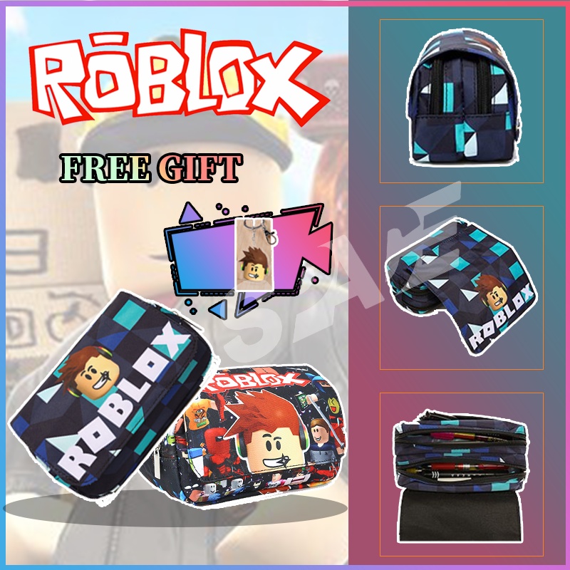 ROBLOX Pencil Case For Kids Anime Cartoon Pencil Box Stationery Box ...