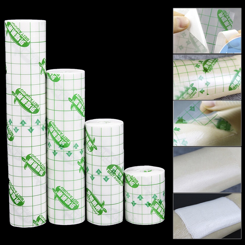 1Roll 4 Size Waterproof Adhesive Wound Dressing Medical Fixation Tape ...