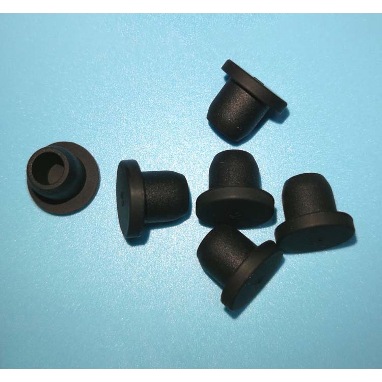 Black Silicone Hole Plug Blanking End Cap Tube Pipe Insert Bung 10mm ...