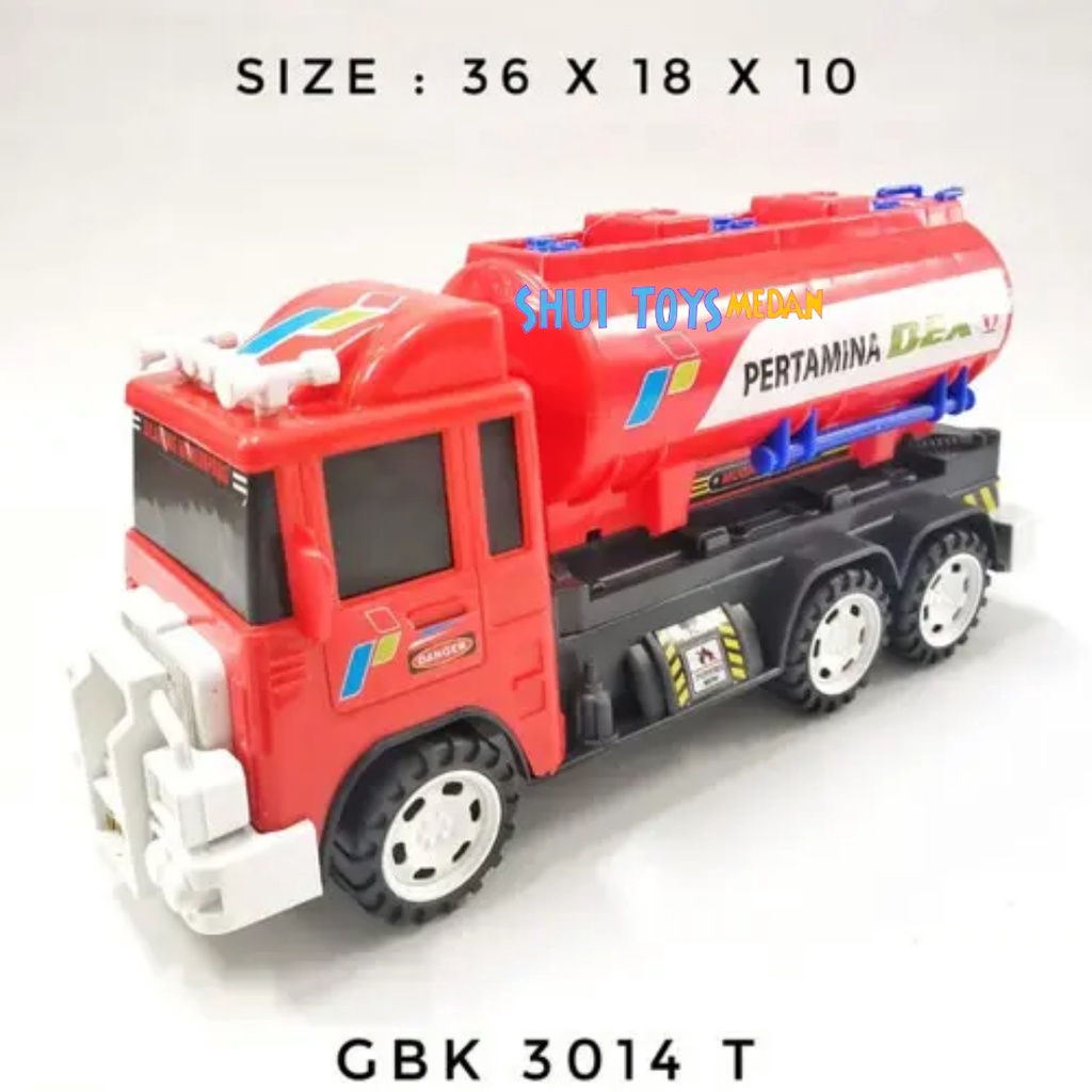 Pertamina GBK3014T Tank Truck Children's Toy / Oil Tank Truck Toy ...