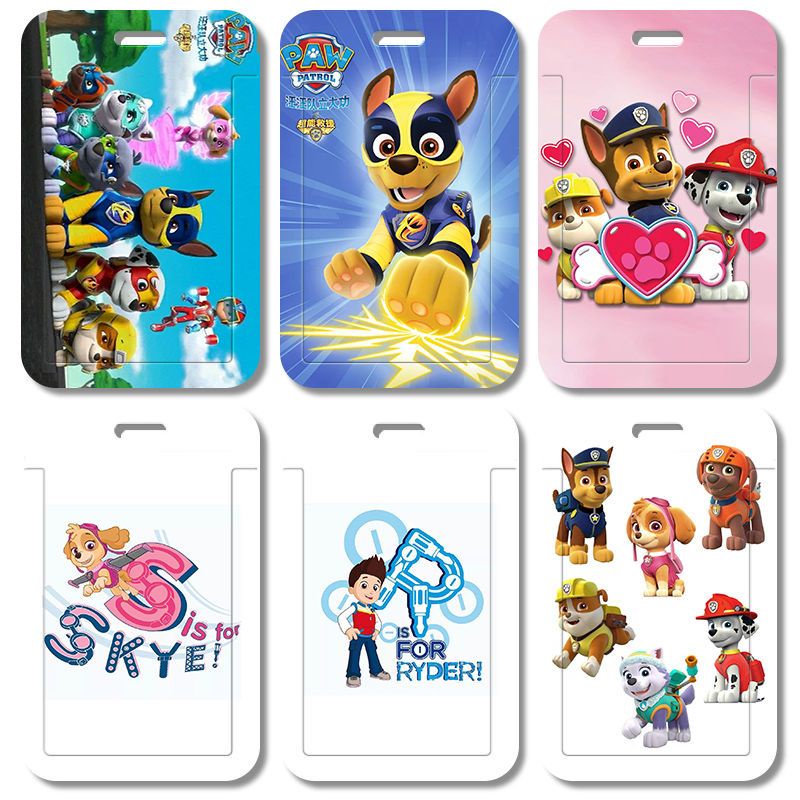 Anime Cartoon Paw Patrol Custom Student School ID Card Mrt Card ...