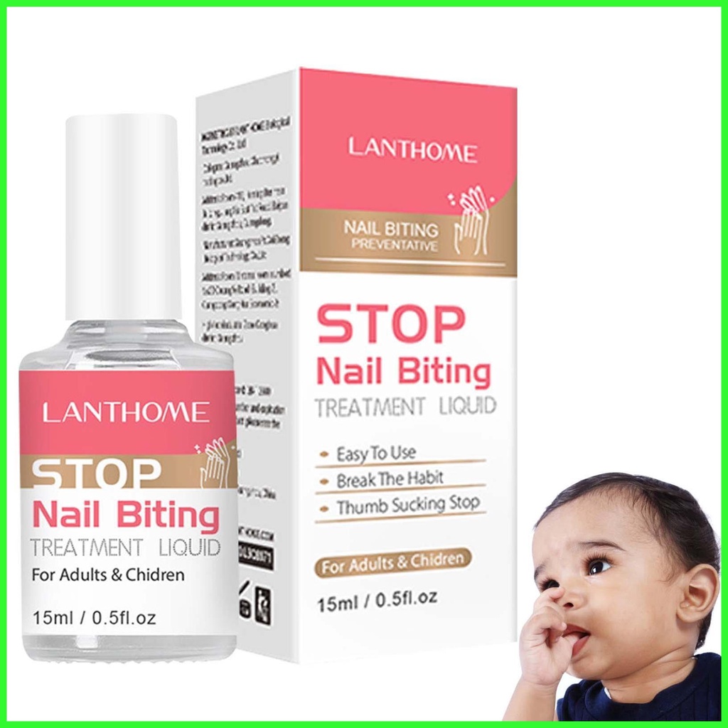 Stop Finger Nail Biting Nail Biting Treats with Bitter Polish To Help ...