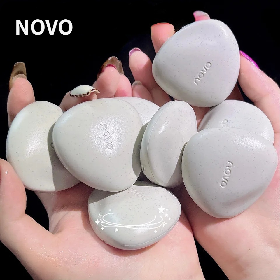 NOVO Pebble Eyeshadow Palette Pearlescent Matte Glitter Powder ...