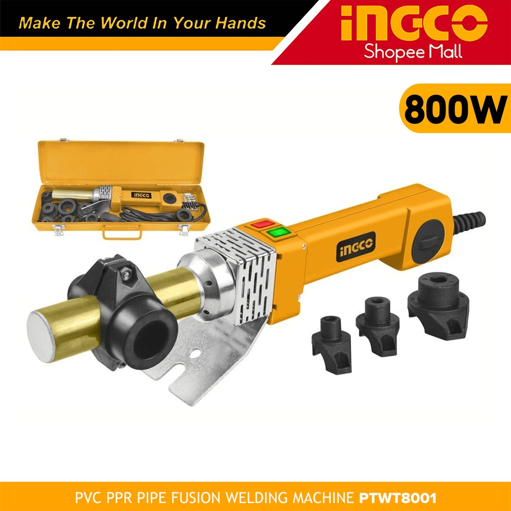 Ingco PTWT8001 Industrial Plastic Tube Welding Tool / Fusion Machine ...