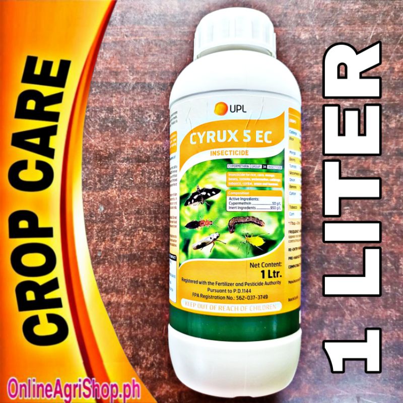 CYRUX 5 EC CYPERMETHRIN (1 LITER) by UPL | Shopee Philippines