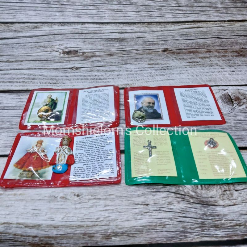 Pocket Prayer | Wallet Novena with Pendant | Sto.Niño | St. Jude ...