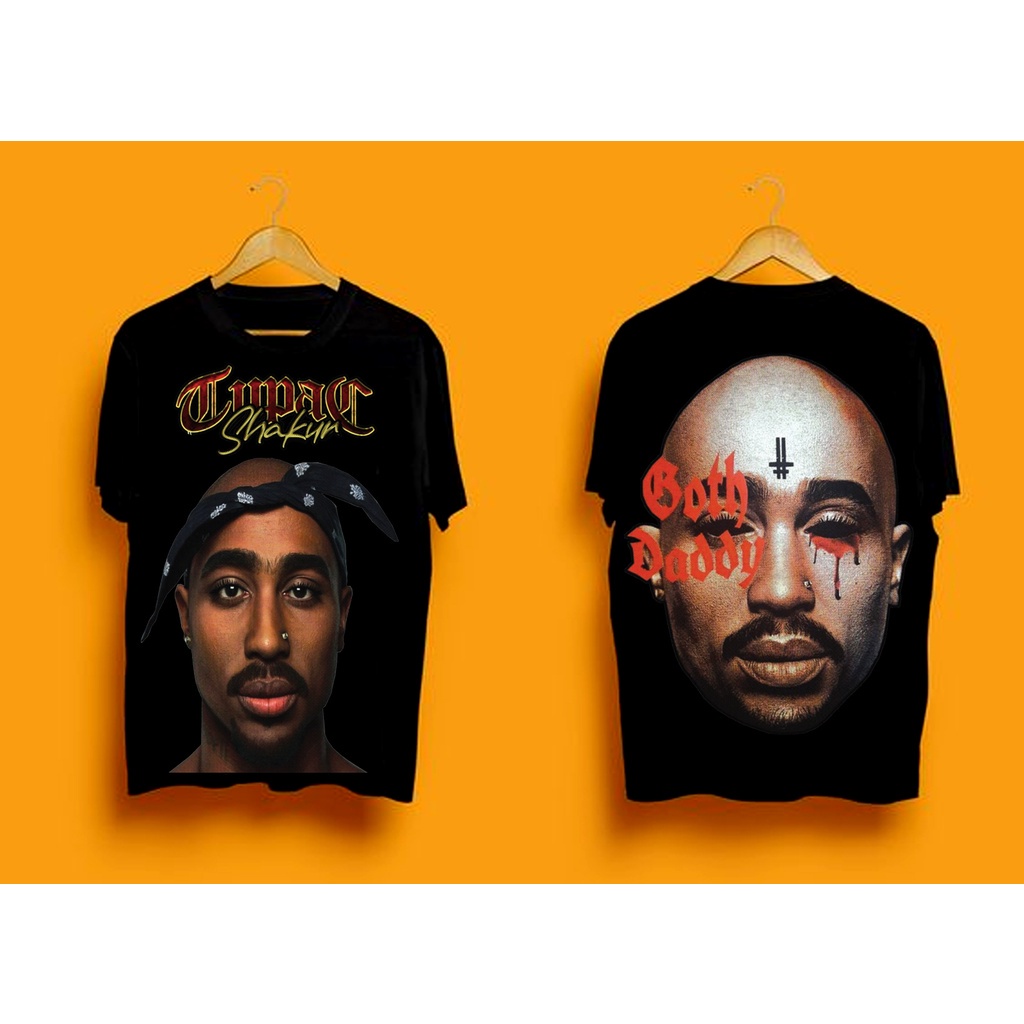 2PAC Rap tees bootleg dog tupac shakur oversized t shirt | Shopee ...