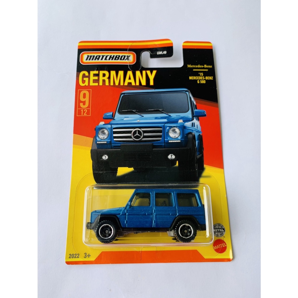 Matchbox GERMANY 15 MERCEDES-BENZ G 500 BLUE DIECAST MINIATURE CAR TOY ...