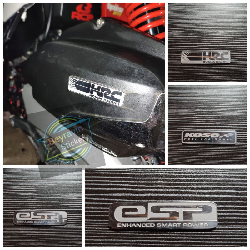 Honda ESP HRC KOSO STAINLESS FILTER EMBLEM | Shopee Philippines