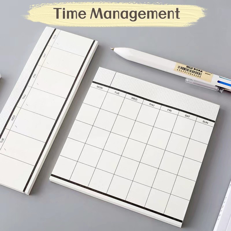 Calendar Planner weekly monthly To-do List Tear-off Notepad Planner ...