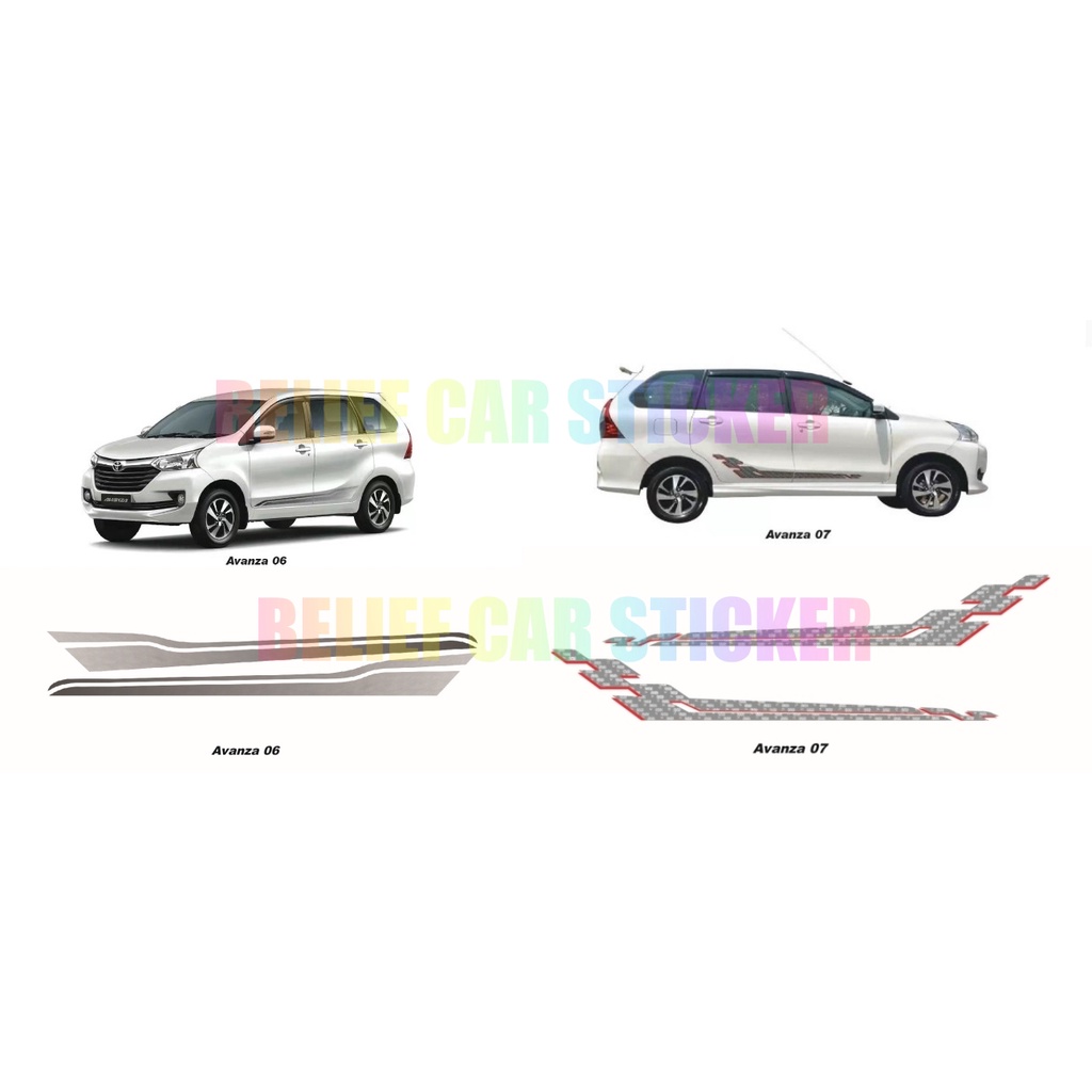 AVANZA NEW BODY STICKER | Shopee Philippines