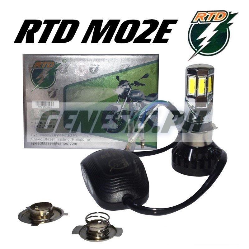 Genesis RTD Motorcycle MO2E 6LED Headlight White Super Bright Head ...