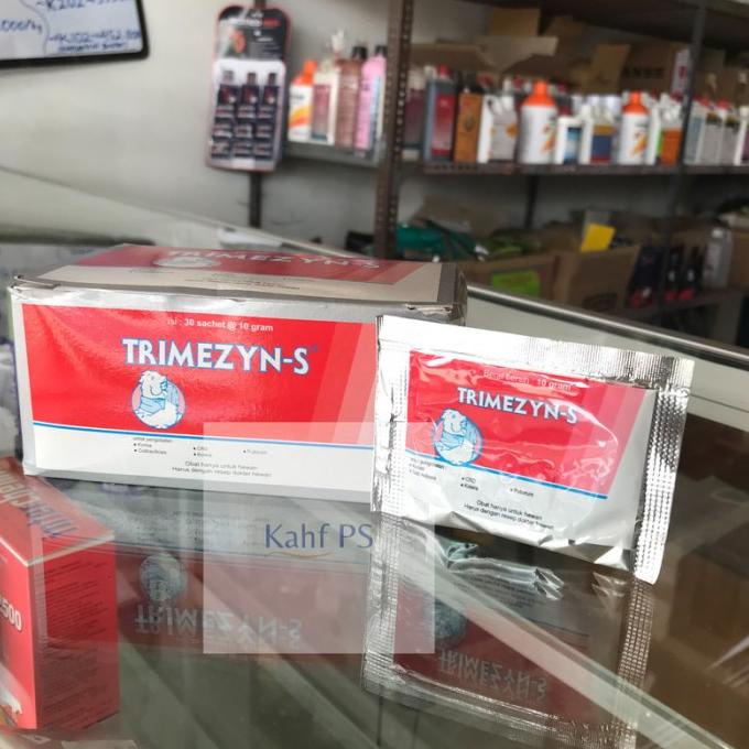 Trimezyn S 10 Gr 1 Box Contents 30 - Medicine For Poultry Crd Colera ...