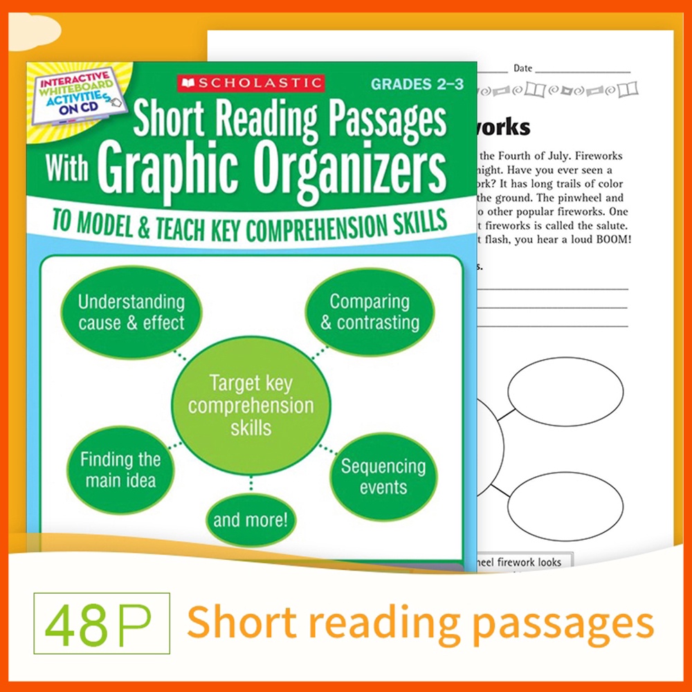 Kid Learn English Words Passages Workbooks Short Reading Passages with ...