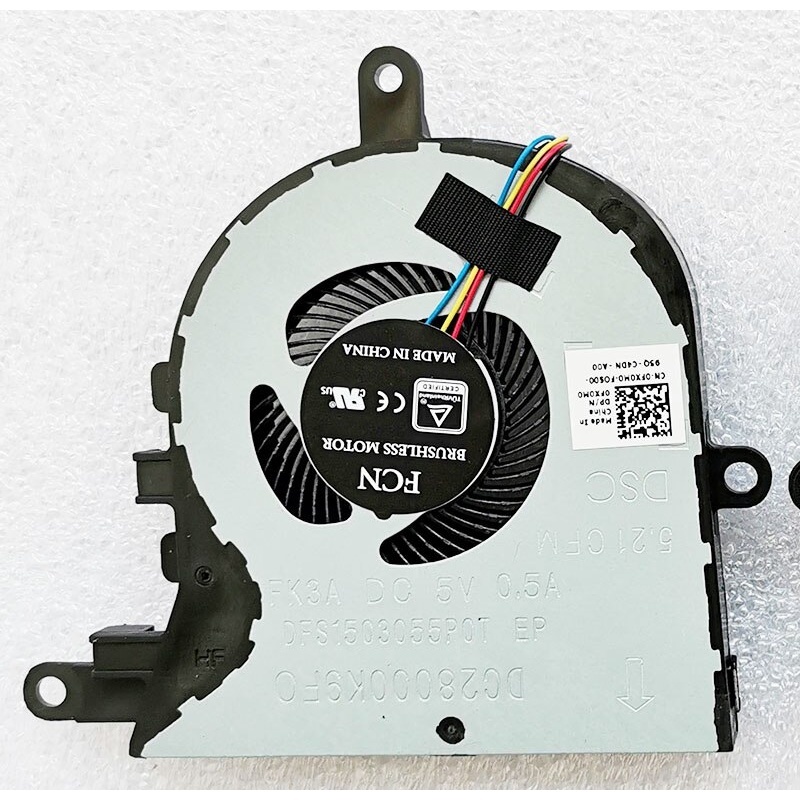 Laptop cpu cooling fan cooler radiator Dell INSPIRON 15-3593 3580 3581 ...